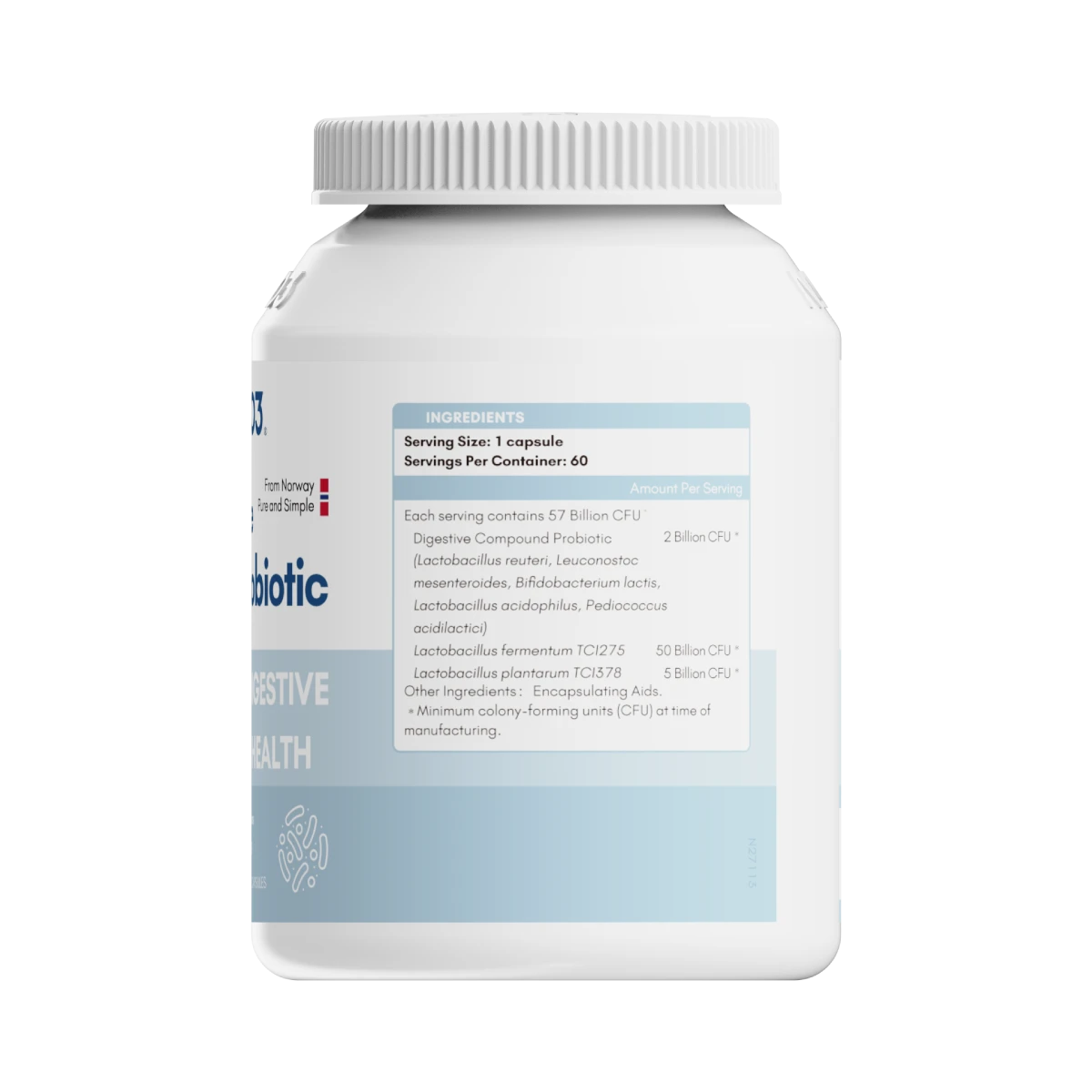 Buy Daily Digestive Probiotic Capsules Online - NYO3®