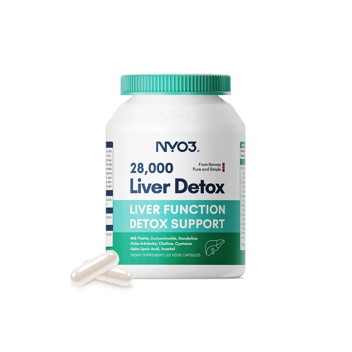 Buy Natural Liver Detox Capsules Online - NYO3®