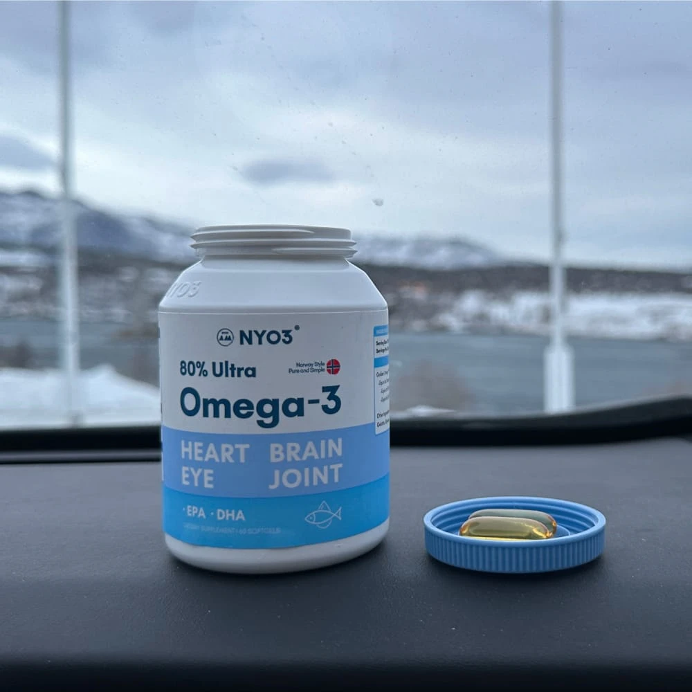 Buy 80% Omega 3 Fish Oil Softgels Online - NYO3®
