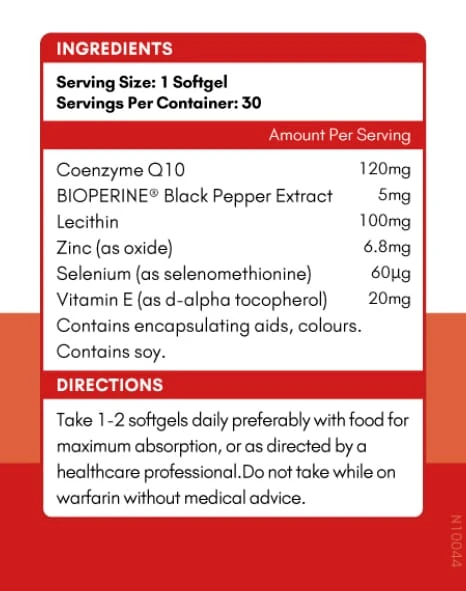 NYO3® 复合辅酶 CoQ10 软胶囊 | GMP 认证