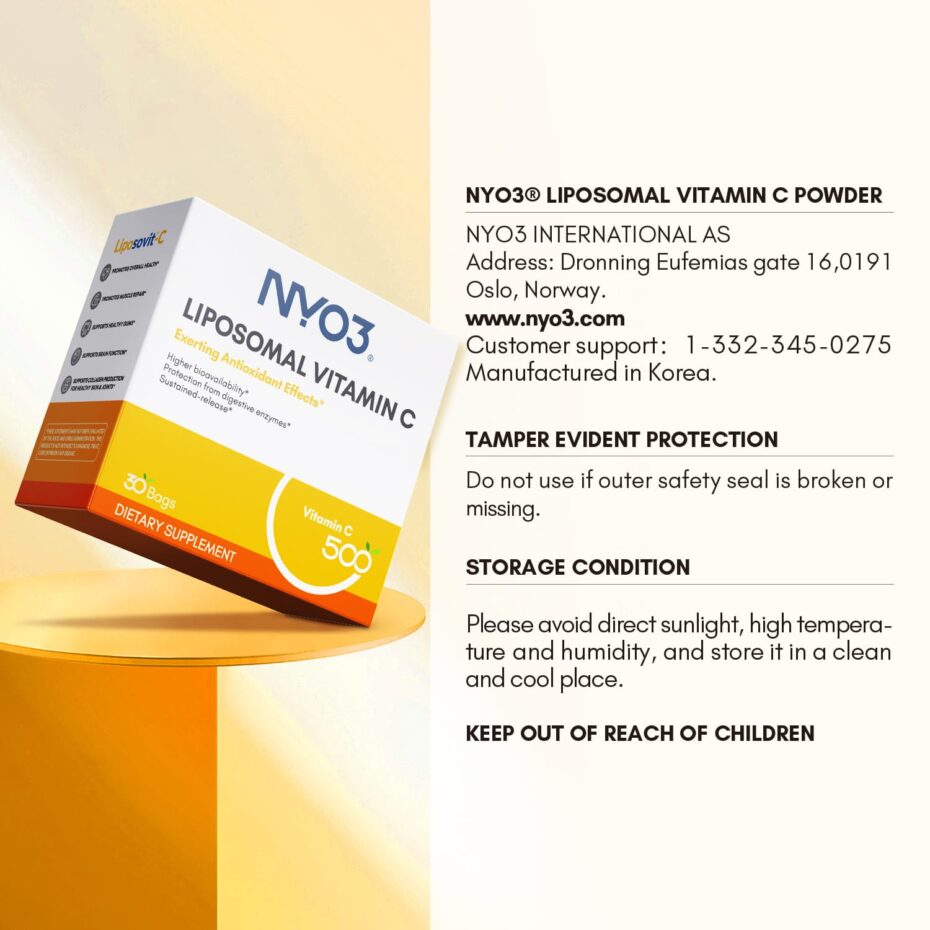 NYO3® 脂质体维生素 C 粉末 | HACCP 认证